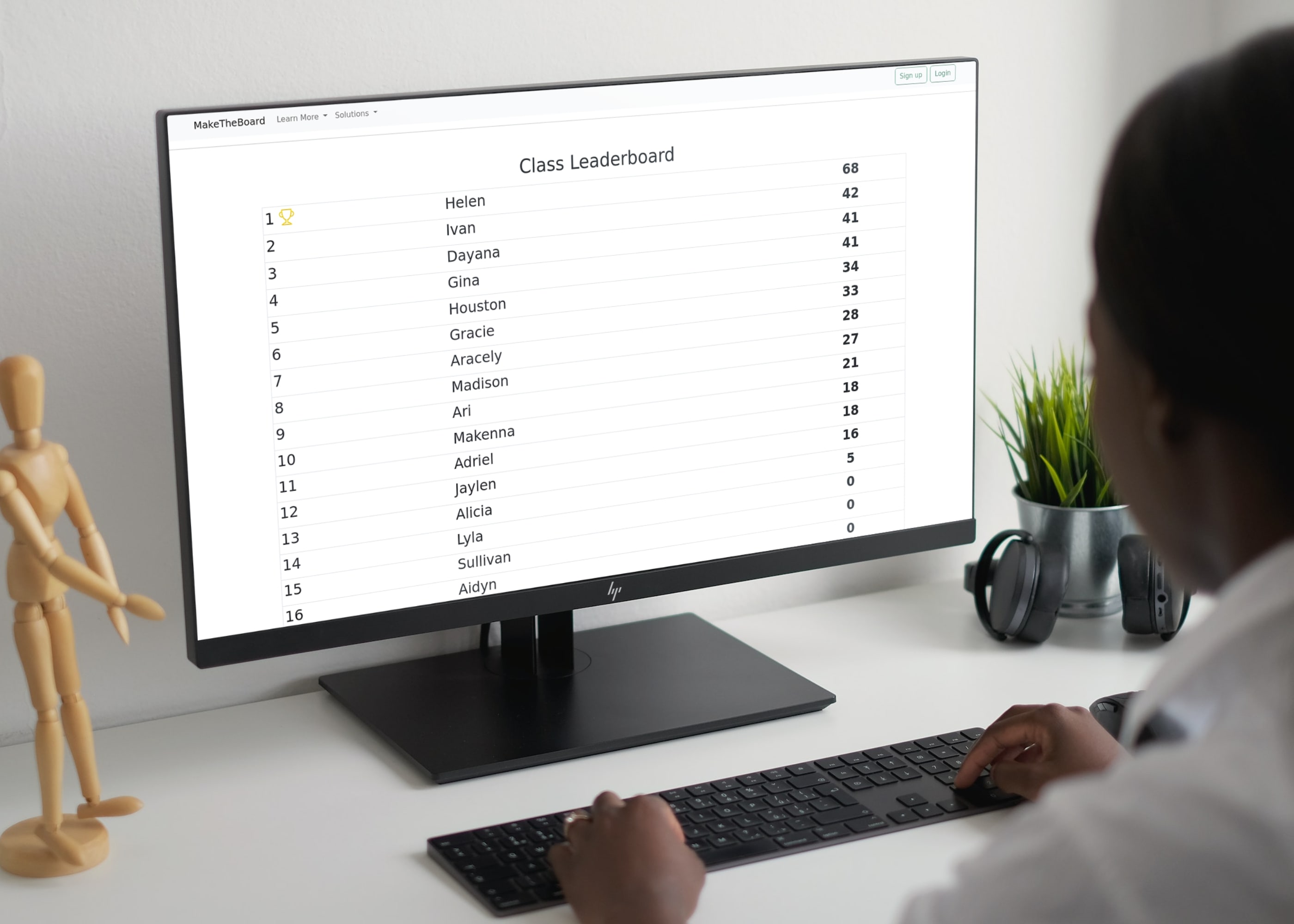 The Online Leaderboard App